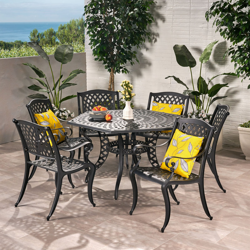 Darby Home Co Belmont 7 Piece Dining Set Reviews Wayfair